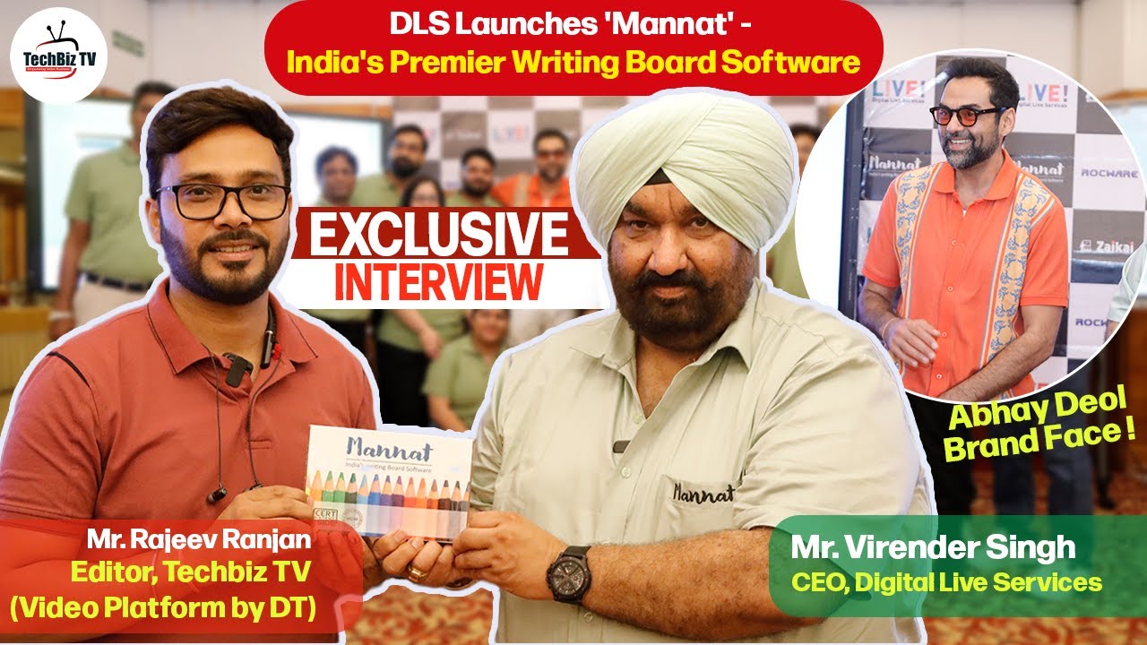 DLS Launches Mannat Writing Board Software I Exclusive Chat with ...
