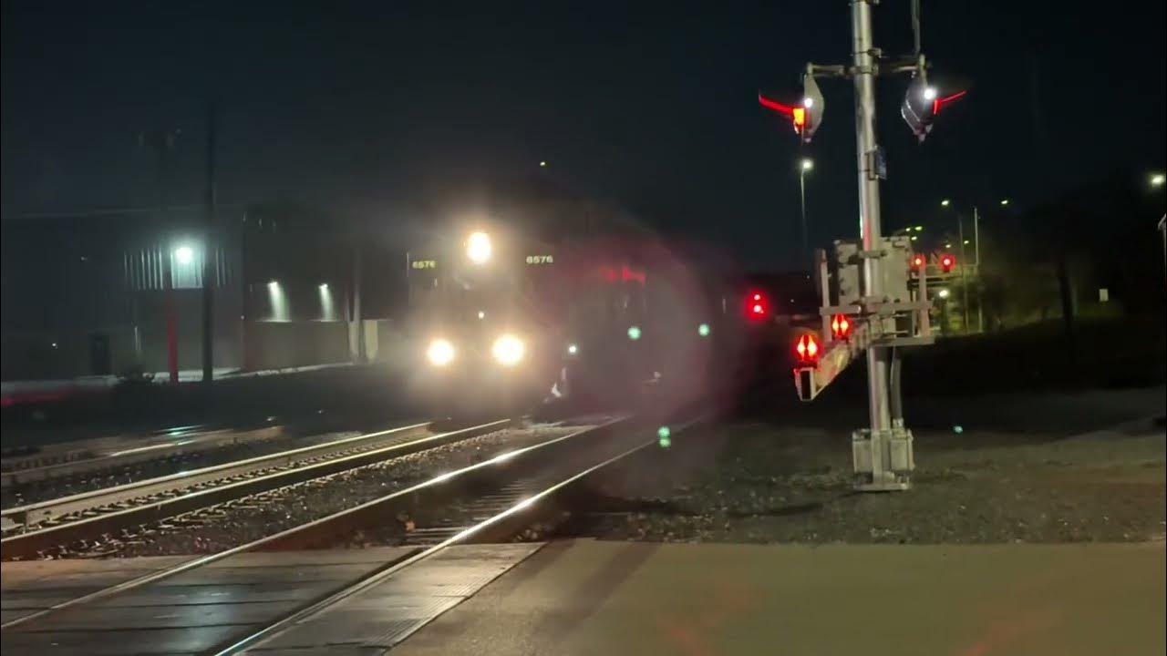 UP 6576 Leads A UP Ballast Train In LaGrange, IL On November 30, 2024 - YouTube