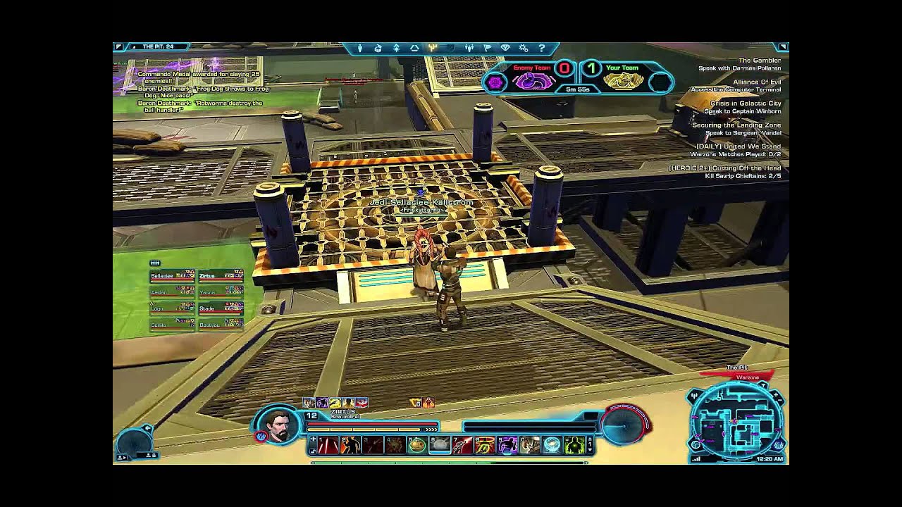 Star Wars The Old Republic Huttball PvP - Scoundrel 12 lvl (HD 1080p ...