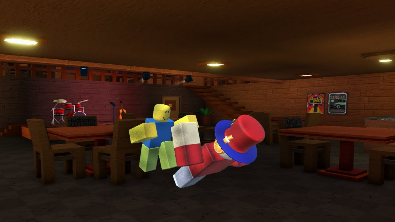 Roblox bar fight - YouTube