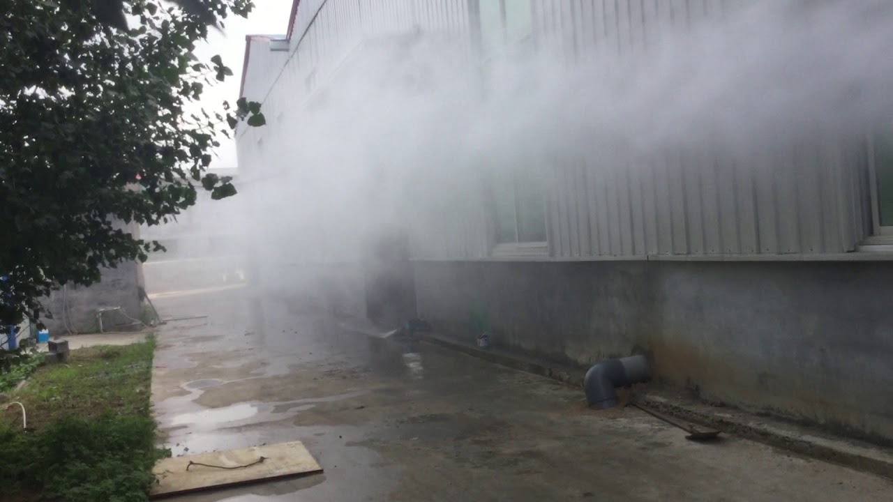 Mining Evaporation Fog Cannon - YouTube