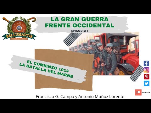 El comienzo y la batalla del Marne --- LA GRAN GUERRA FRENTE OCCIDENTAL *Episodio-I*  #WWI  #1914