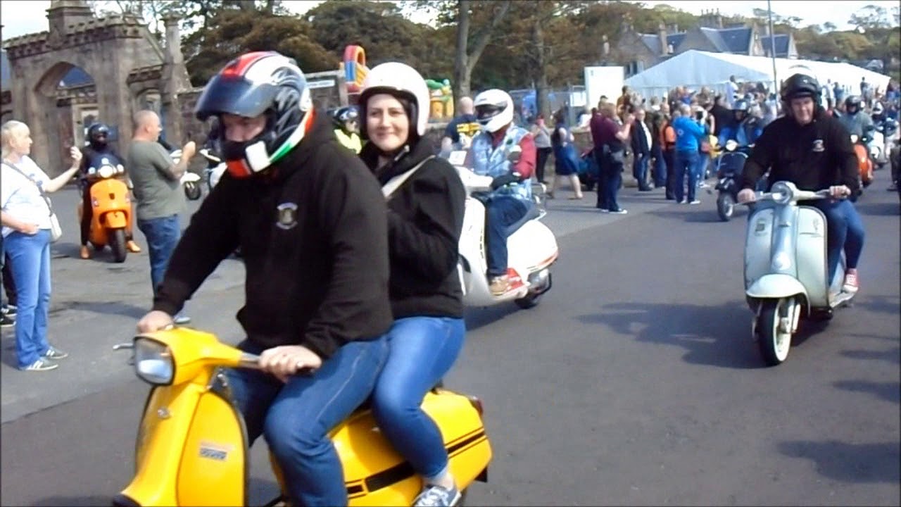 Millport Scooter Rally 2018 Ride Out - YouTube