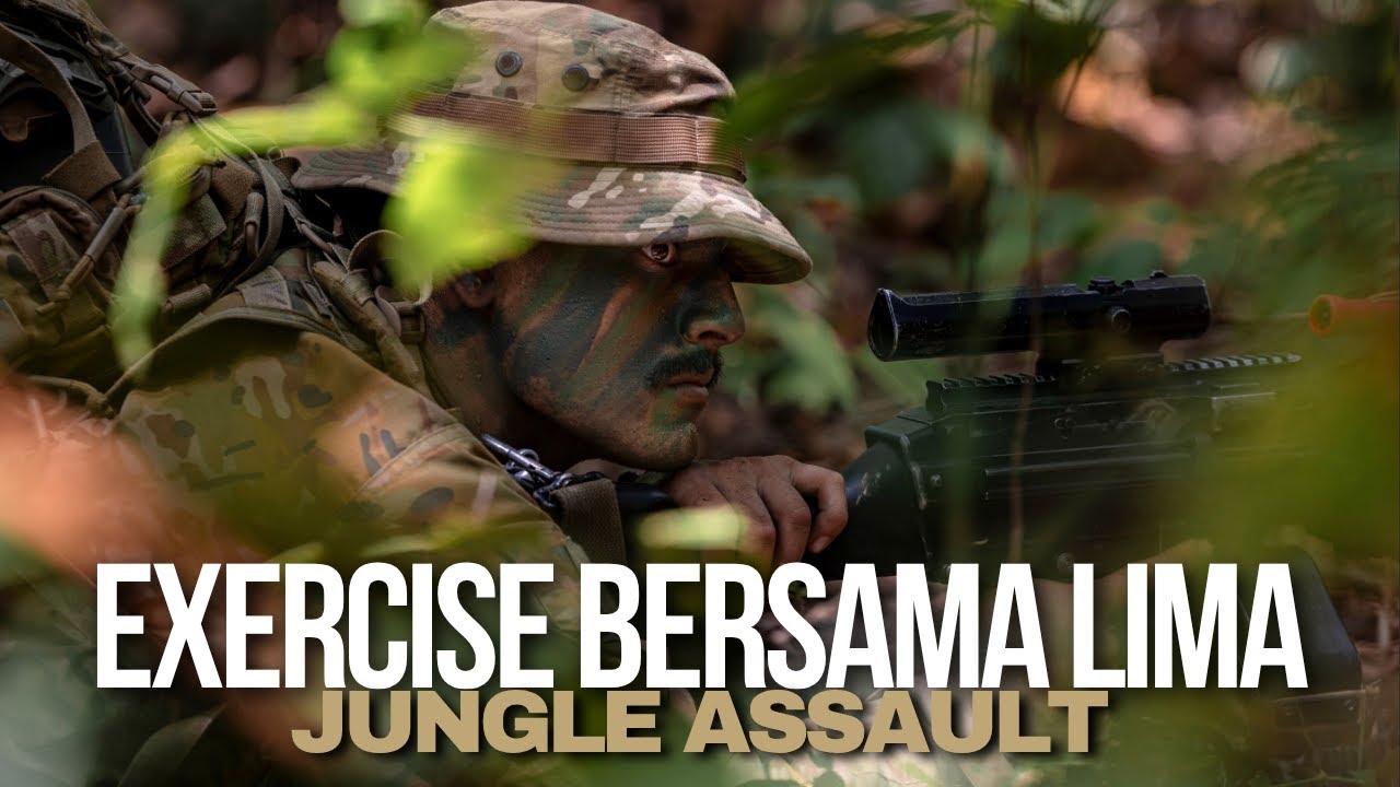 ADF | Exercise Bersama Lima 2025 - Jungle Assault - YouTube