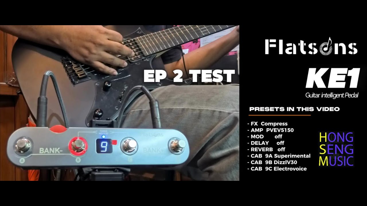 รีวิว Effect Guitar intellugent Pedal จาก Flatsons รุ่น KE1 (EP.2 ...