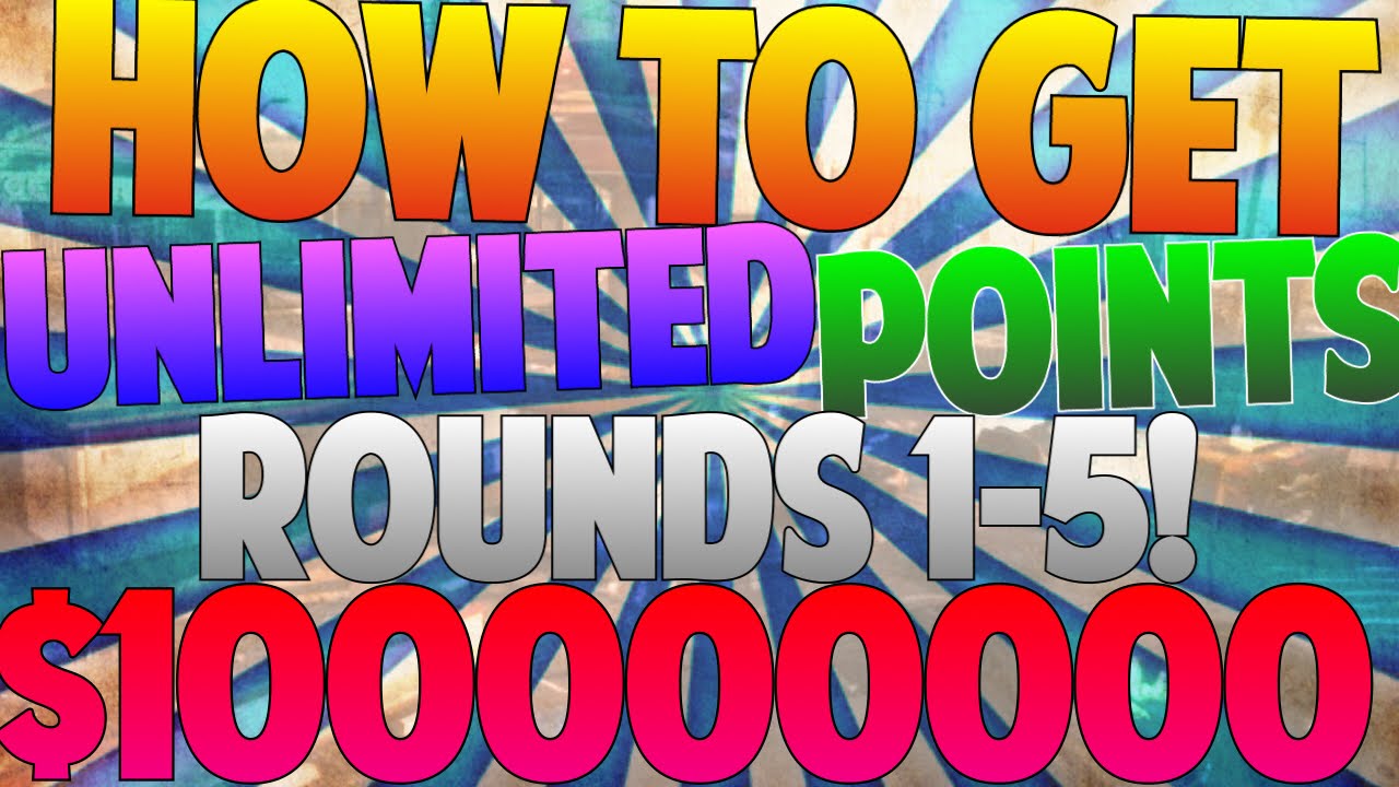 CALL OF DUTY - EXO ZOMBIES!"HOW TO GET UNLIMITED POINTS ROUND 1-5 ...
