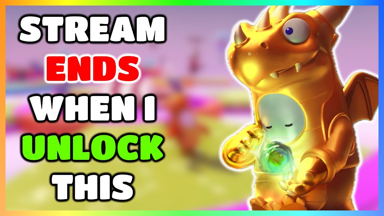 Streaming Until I Unlock GOLDEN DRAGON! (Fall Guys) - YouTube