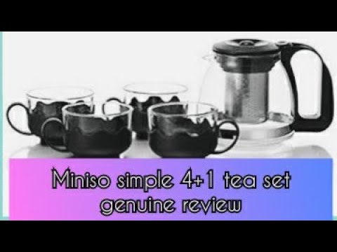 Miniso simple 4+1 tea set genuine review || 4+1 tea set review ...