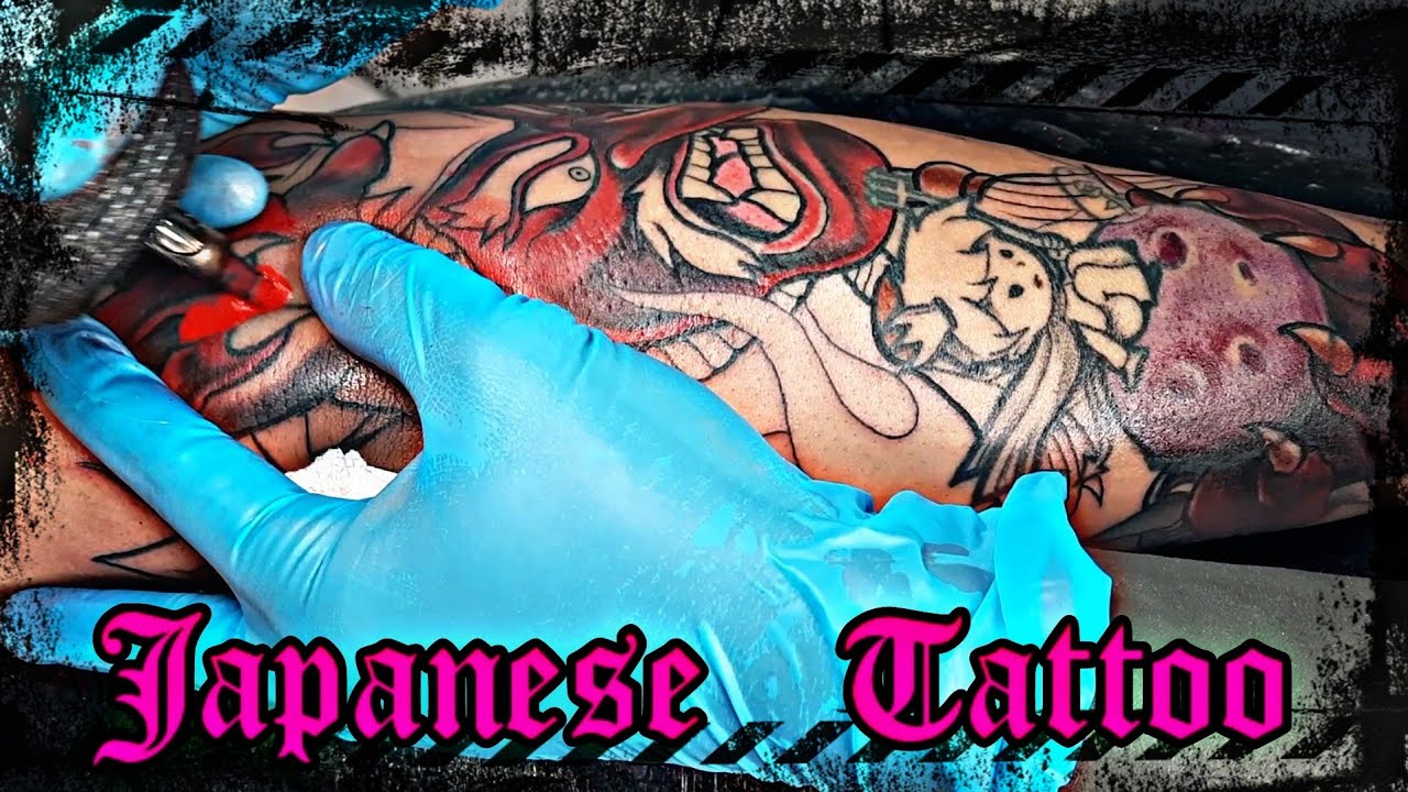 Japanese Tattoo Tengu. Full Color Tattoo/ Tatuaje De Demonio Tengu ...