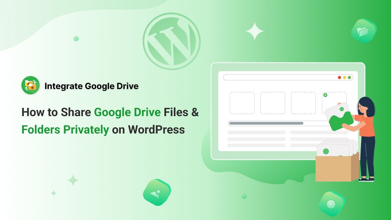 How to Share Google Drive Files & Folders Privately on WordPress - YouTube