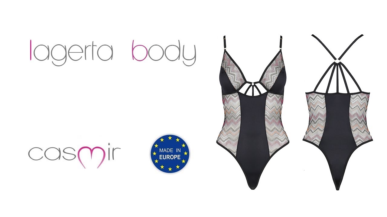 CASMIR - Lagerta body lingerie - YouTube