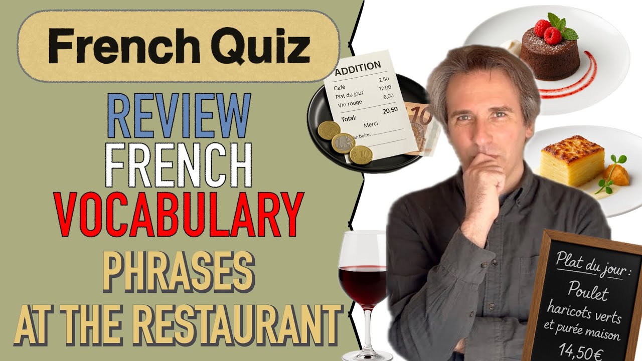 Review French with a Quiz! Restaurant Expressions You Need to Know 🇫🇷 ...