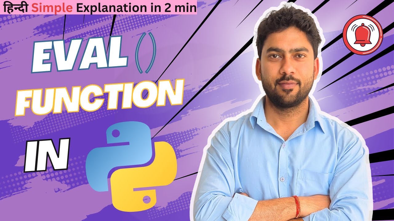 Eval Function In Python Eval In Python Youtube 9503
