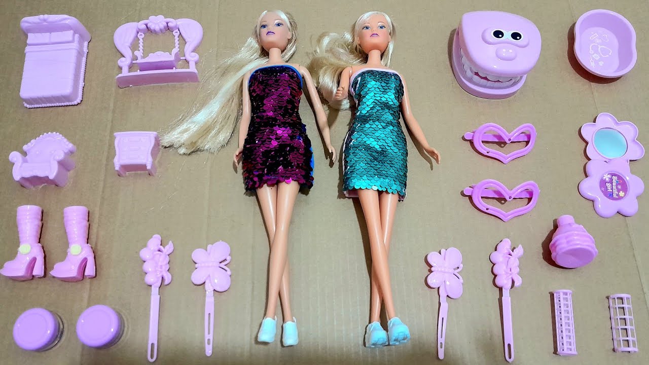 7 Minutes Satisfying With Unboxing Barbie Doll Steffi Love With ...