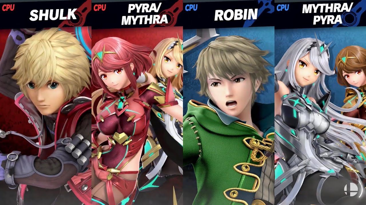 Super Smash Bros. Ultimate - Shulk & Pyra/Mythra vs Robin M (Green ...