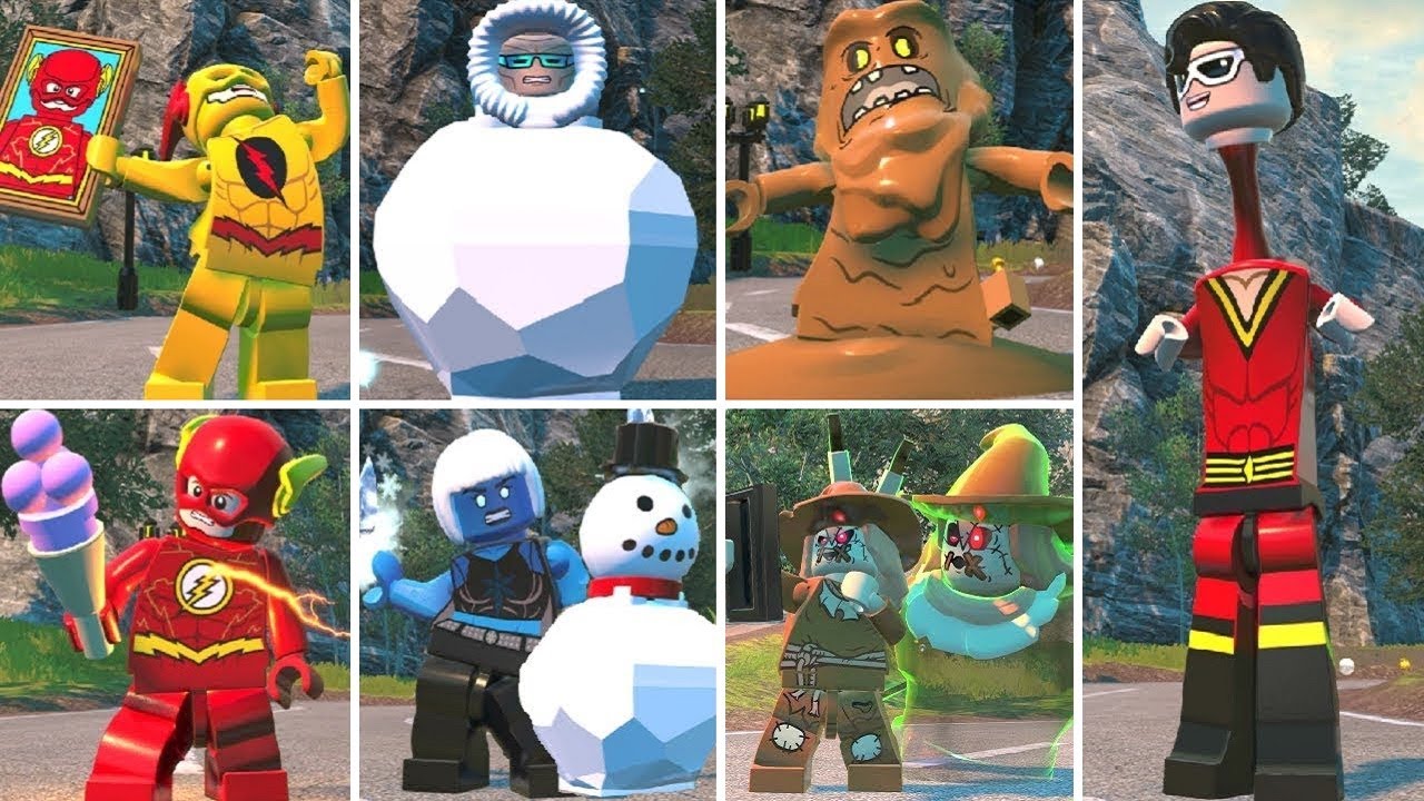 Funny Character Idle Animations in LEGO DC Super-Villains - YouTube