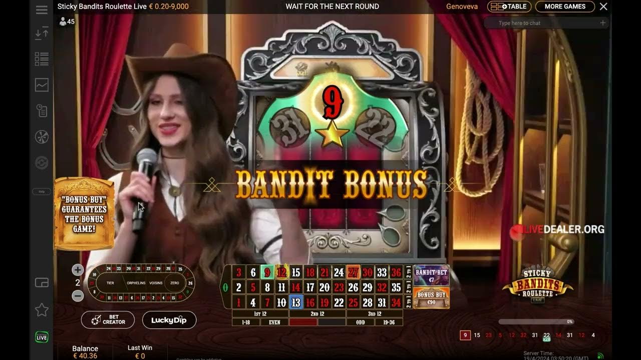 Sticky Bandits Roulette Live - YouTube
