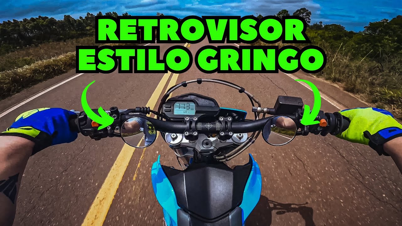 RETROVISORES “ESTILO GRINGO” MOTARD! COMO INSTALAR - YouTube