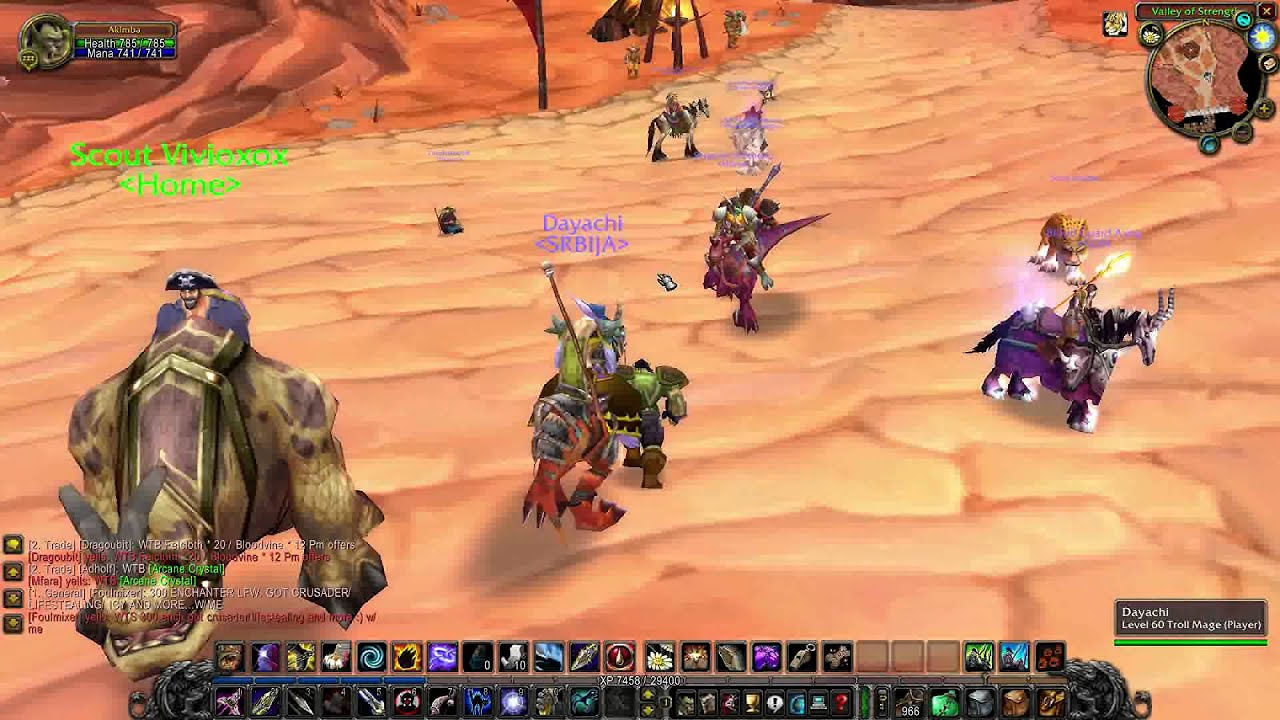 Nostalrius Begins \ Vanilla WoW realm мини обзор - YouTube