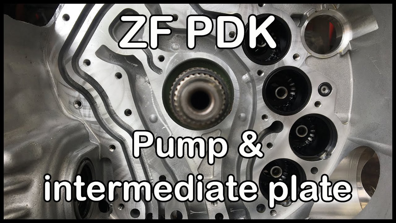 Porsche ZF PDK pump and intermediate plate - YouTube