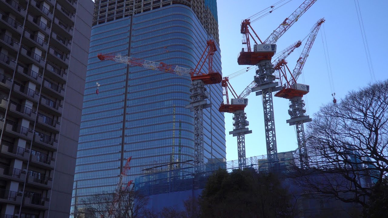【虎ノ門・麻布台プロジェクト】（Toranomon-Azabudai Project） 完成時高さ日本一325mの超高層ビルの建設状況 ...