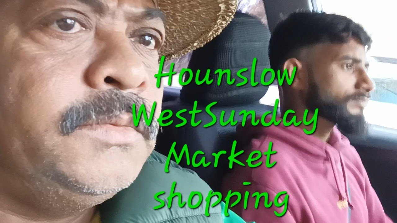 Hounslow West Sunday Market shopping - YouTube