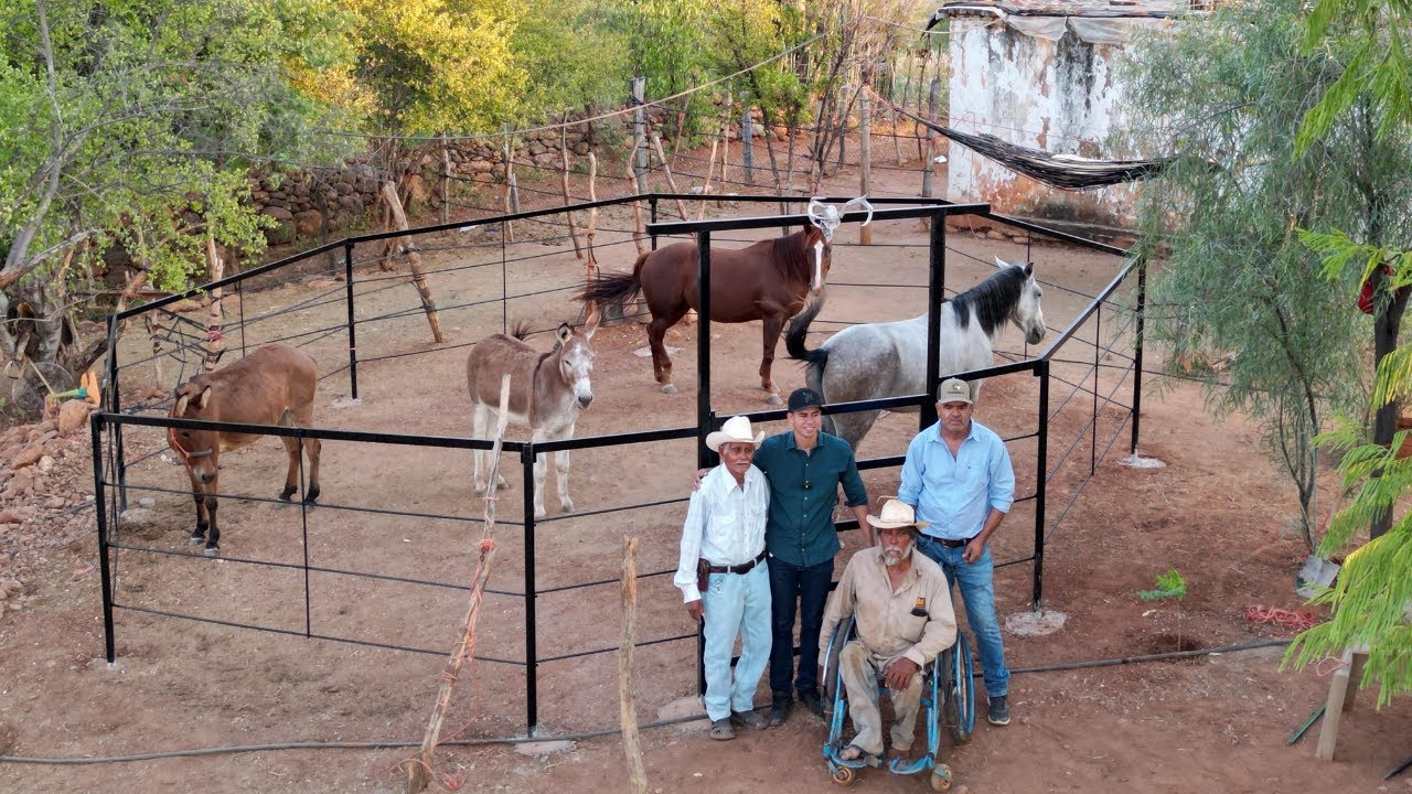 Por fin quedó el corral listo - YouTube