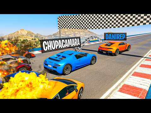 EL ÚLTIMO EXPLOTA CON COCHES ALEATORIOS! CHUPACAMAREADA HISTÓRICA! - GTA 5 ONLINE