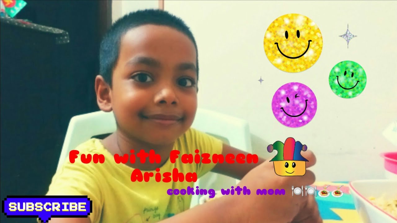 Cooking with mom by Arisha|kid helping mom in kitchen|Cooking with kids ...