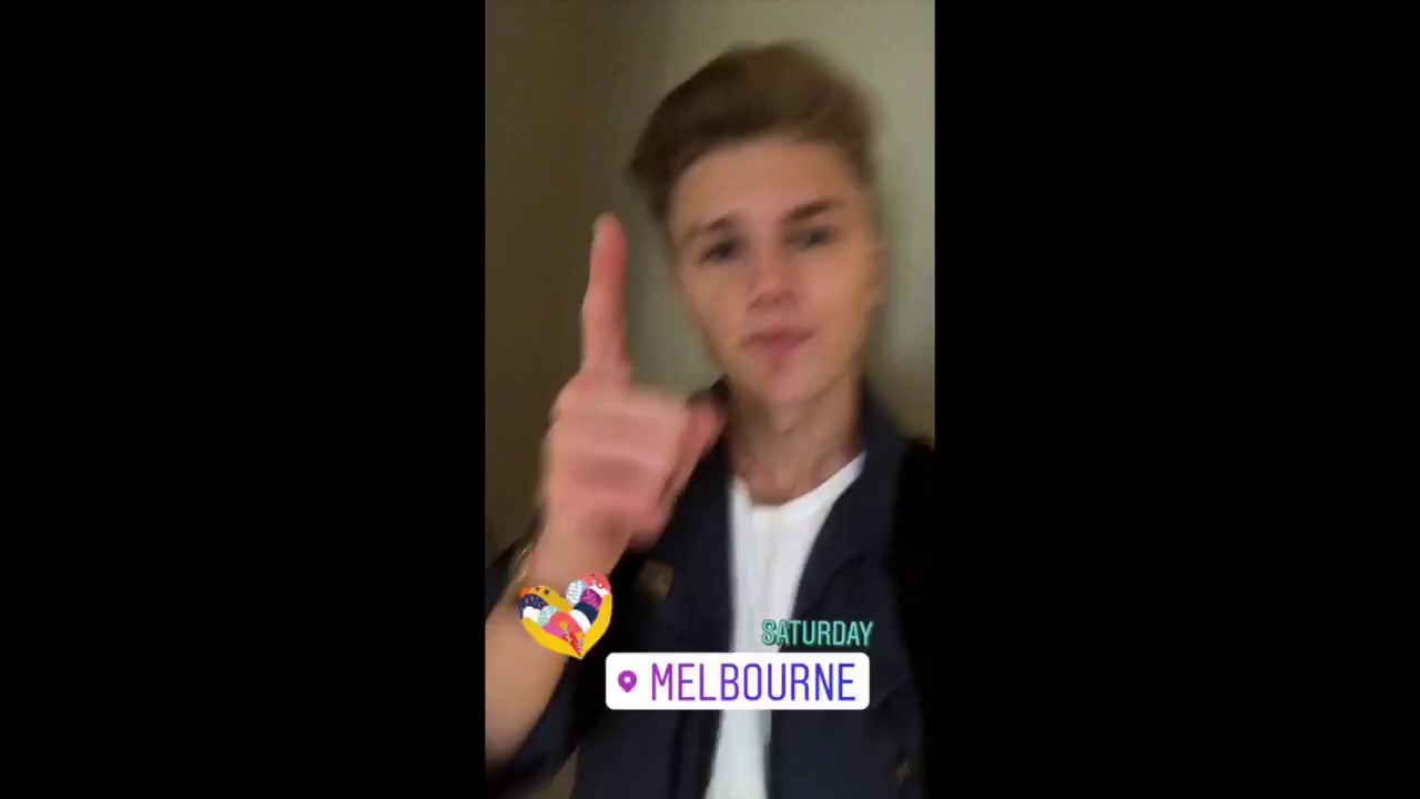 New Hope Club Instagram Story Melbourne Reece Blake George September 30 ...