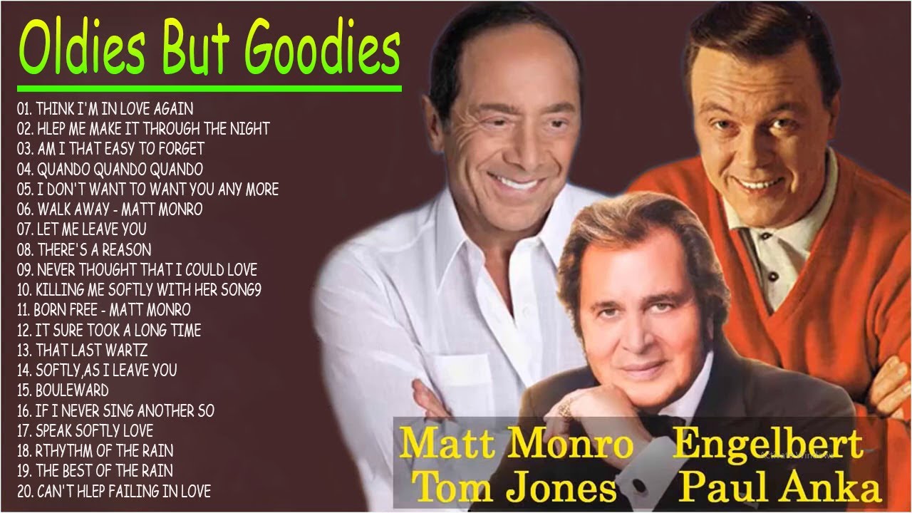 Frank Sinatra, Andy Williams,Paul Anka, Matt Monro, Elvis Presley ...