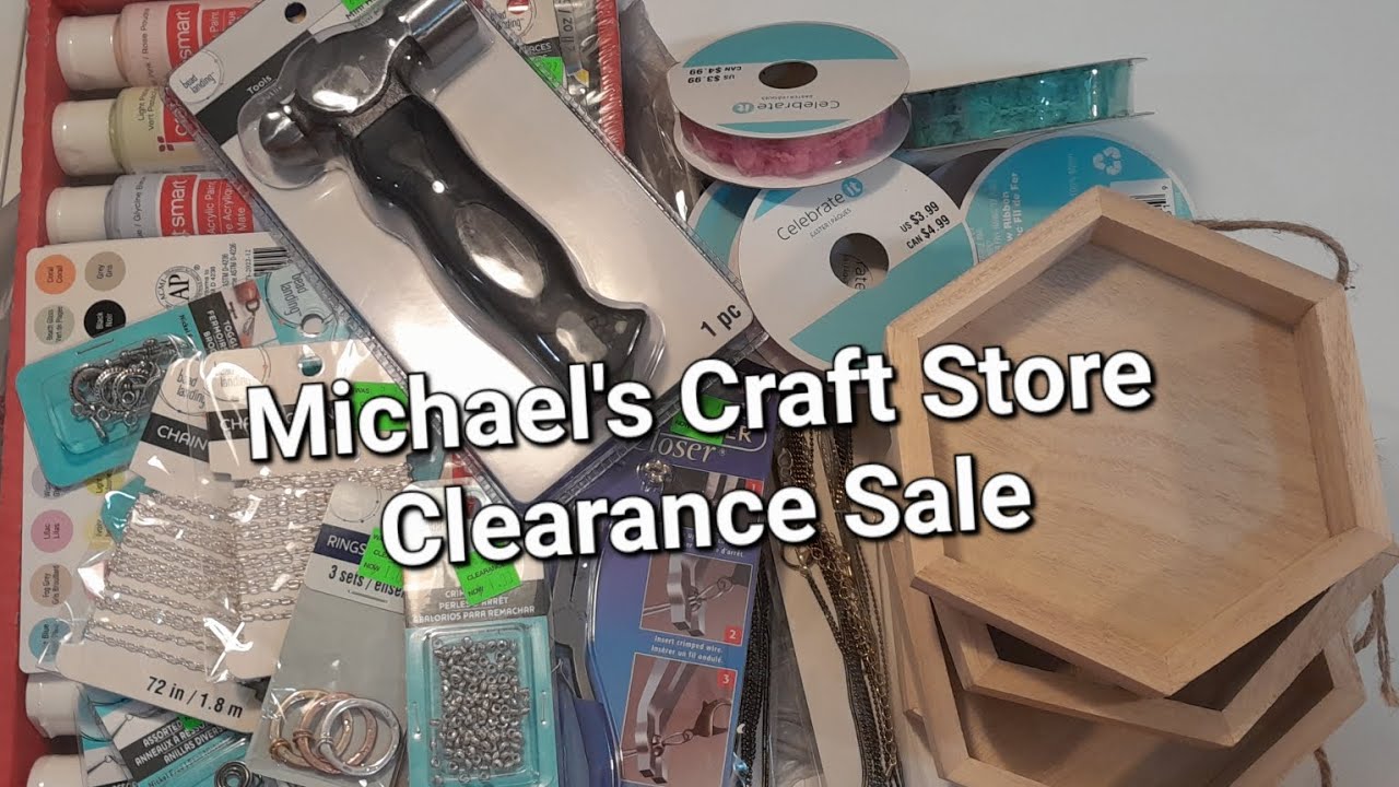 Michael's Craft Store Clearance Sale Haul 🎨📿🎗🛠 #michaelscraftstore # ...