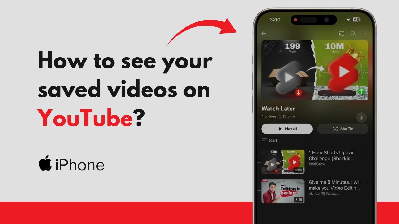 How To Find Saved Videos on YouTube (Watch Later & Playlists Explained ...