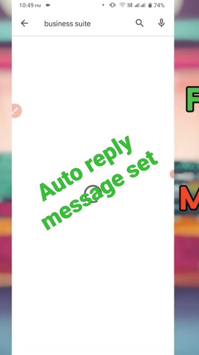 ফেসবুক পেজে অটো রিপ্লাই মেসেজ সেট #automessage #autoreply #replay #message #facebook #treekbd ...