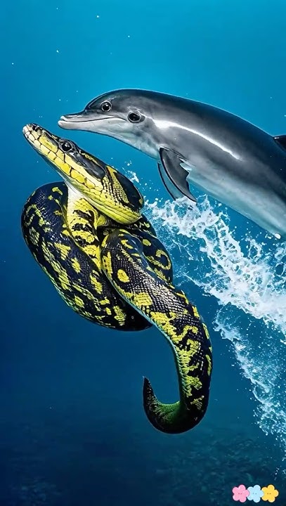 Dolphins and Pythons: A Dance in the Sea#ai#GPT#sora#openai#story# ...