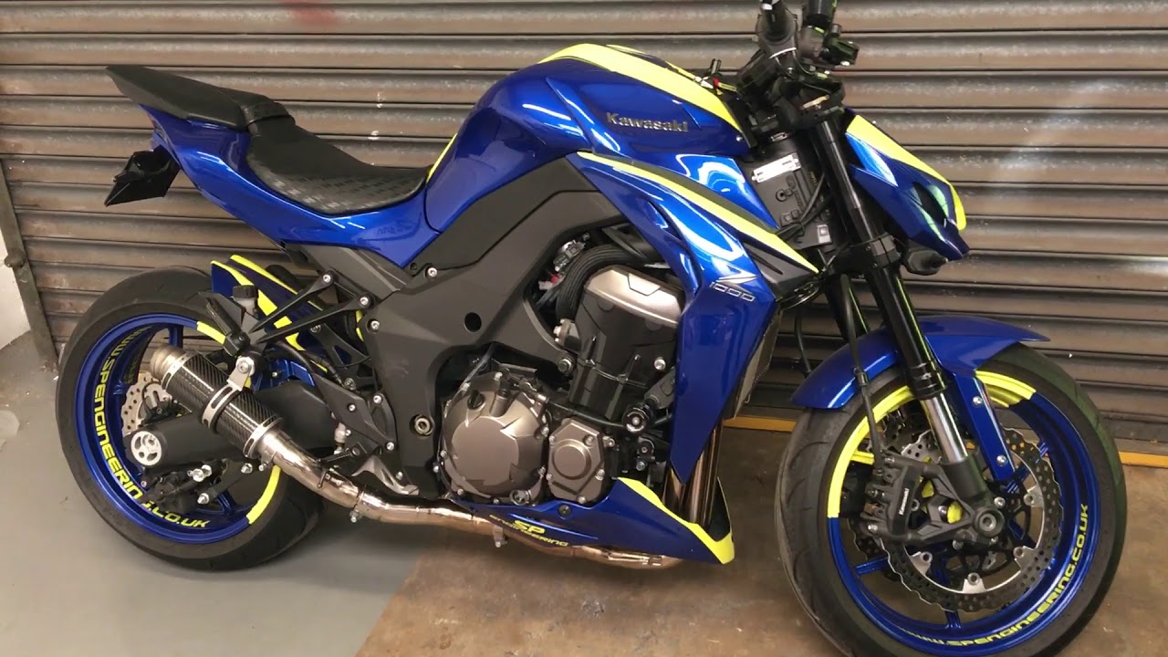 SP Engineering GP-RA Xtreme Exhausts - Z1000 - YouTube