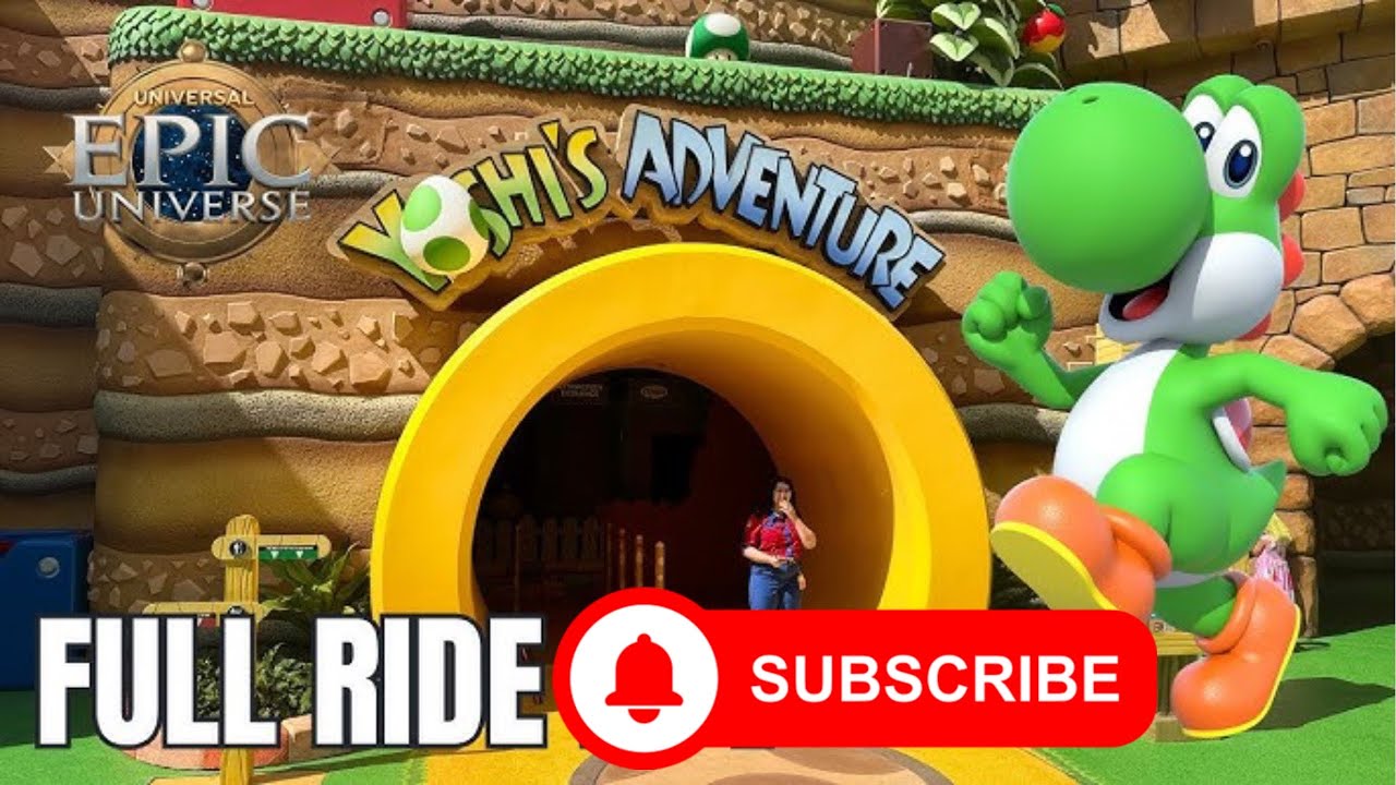 ⭐ Yoshi’s Adventure Full Ride en ⭐ Epic Universe - YouTube