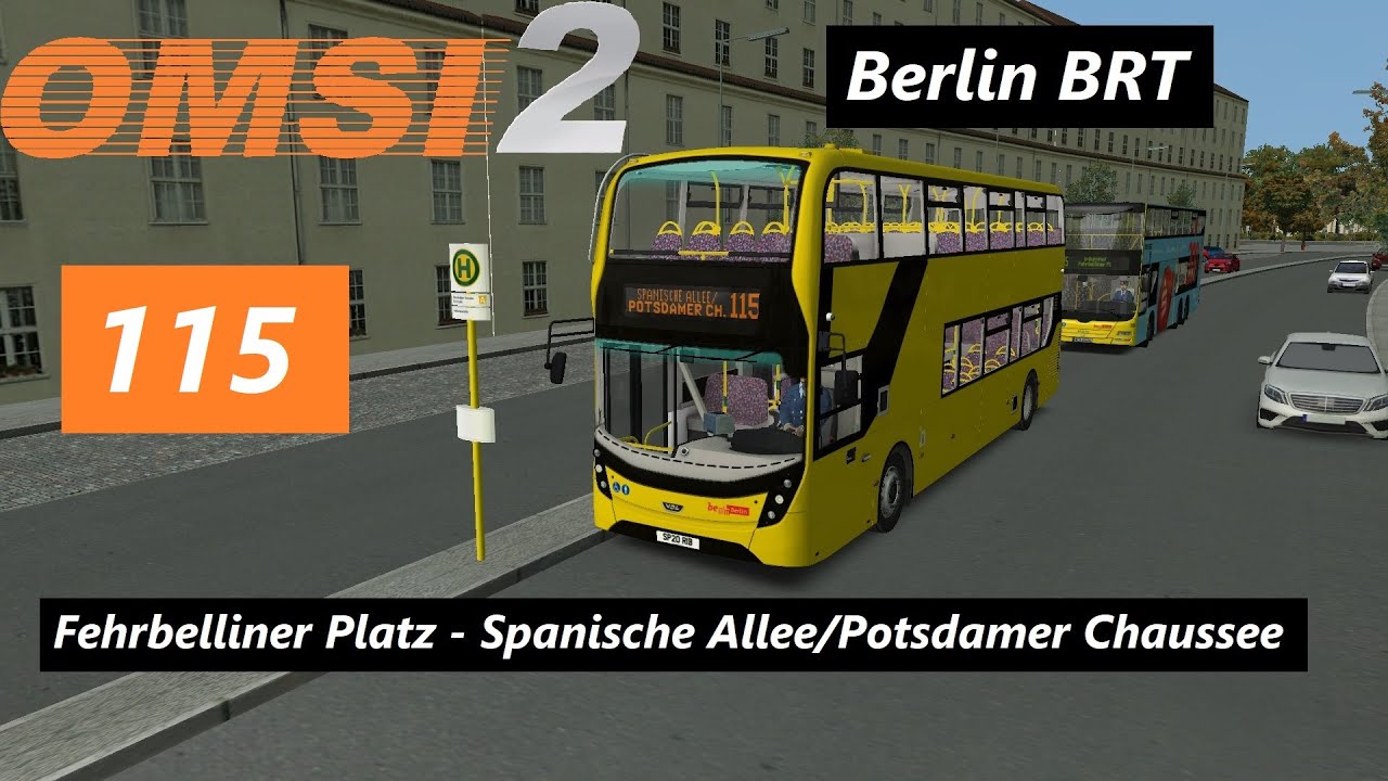 Berlin BRT - Ligne 115 (Fehrbelliner Platz - Spanische Allee) - ADL ...