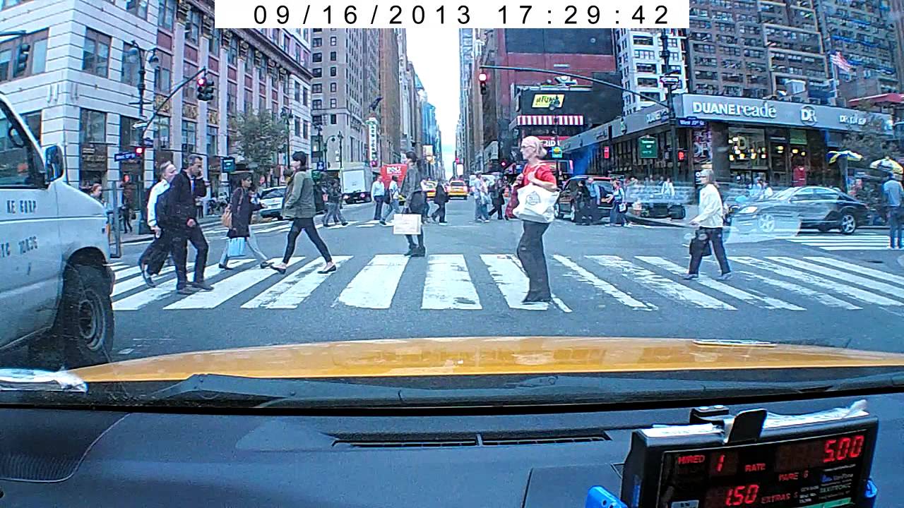 A NYC Cab Driver's Dash Cam 15 - YouTube