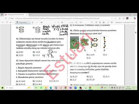 Biologiya OTK 26 oktyabr 2025