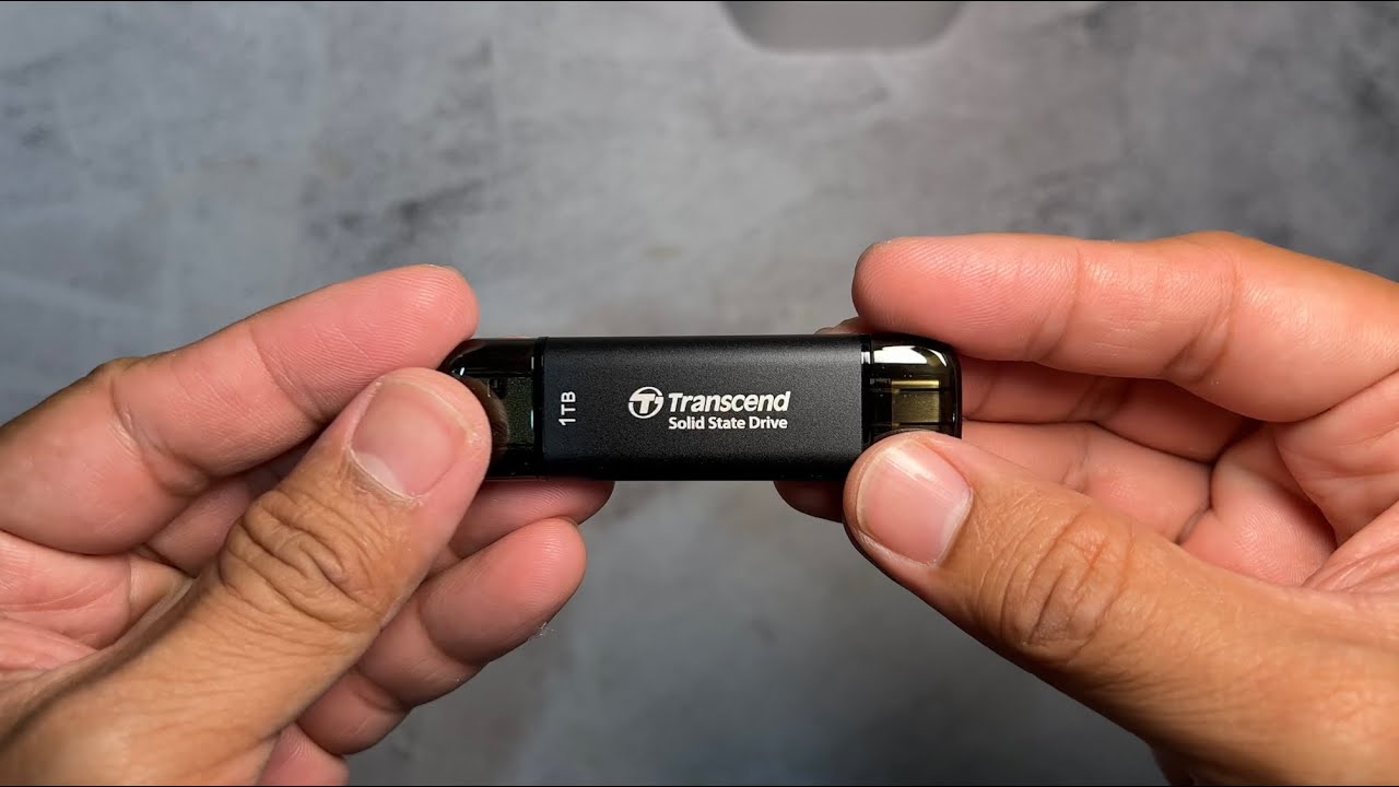 Transcend The BEST & SMALLEST external SSD Storage. Transcend 1TB ...