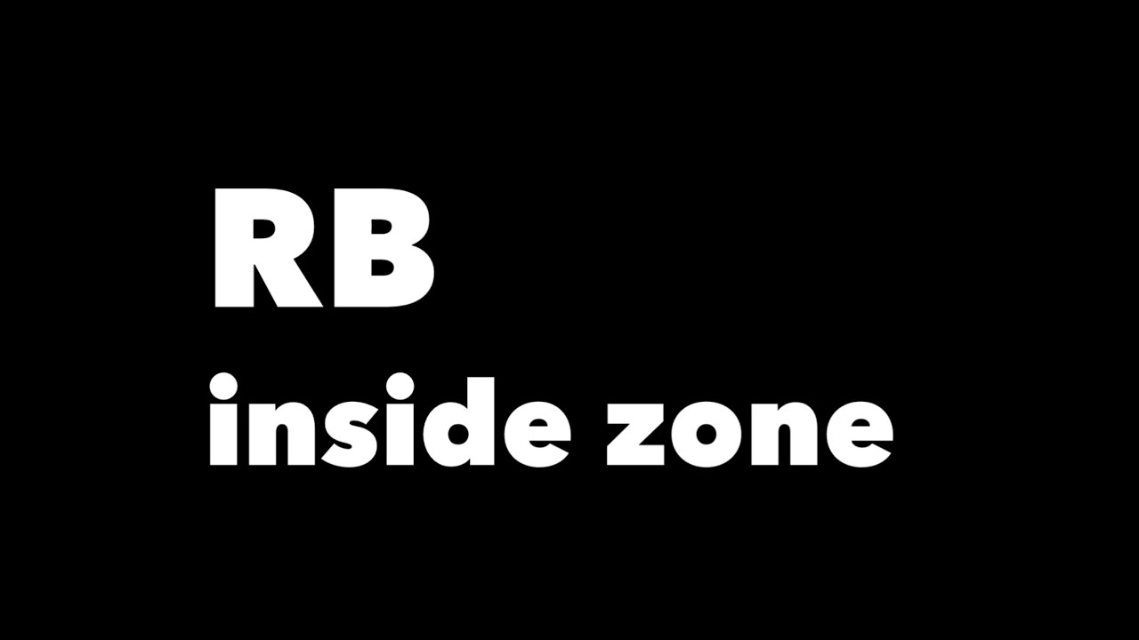 RB inside zone - YouTube