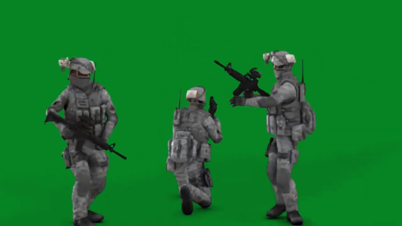 Military fairing green screen effect video - YouTube