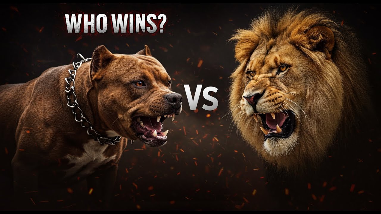 🔴Live! Pitbull vs Lion Fight – The Most Brutal Animal Battle Caught on ...