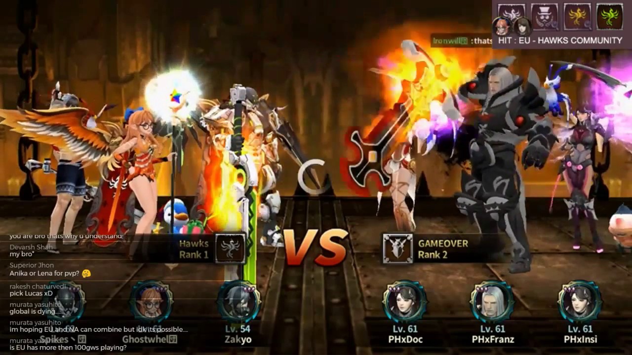 HIT [02/11 Part 2 ] Hawks Kiki Rank 1 Guild Wars push : Heroes of ...