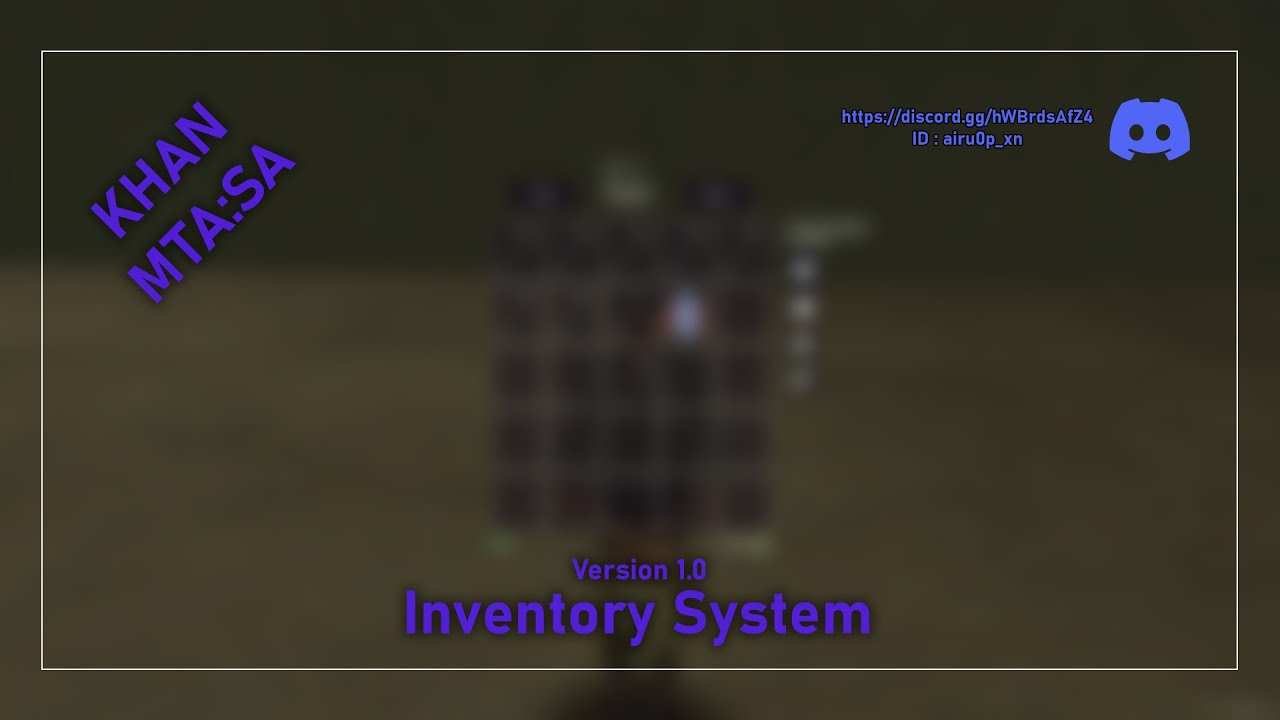 MTA:SA Inventory System | Free - YouTube
