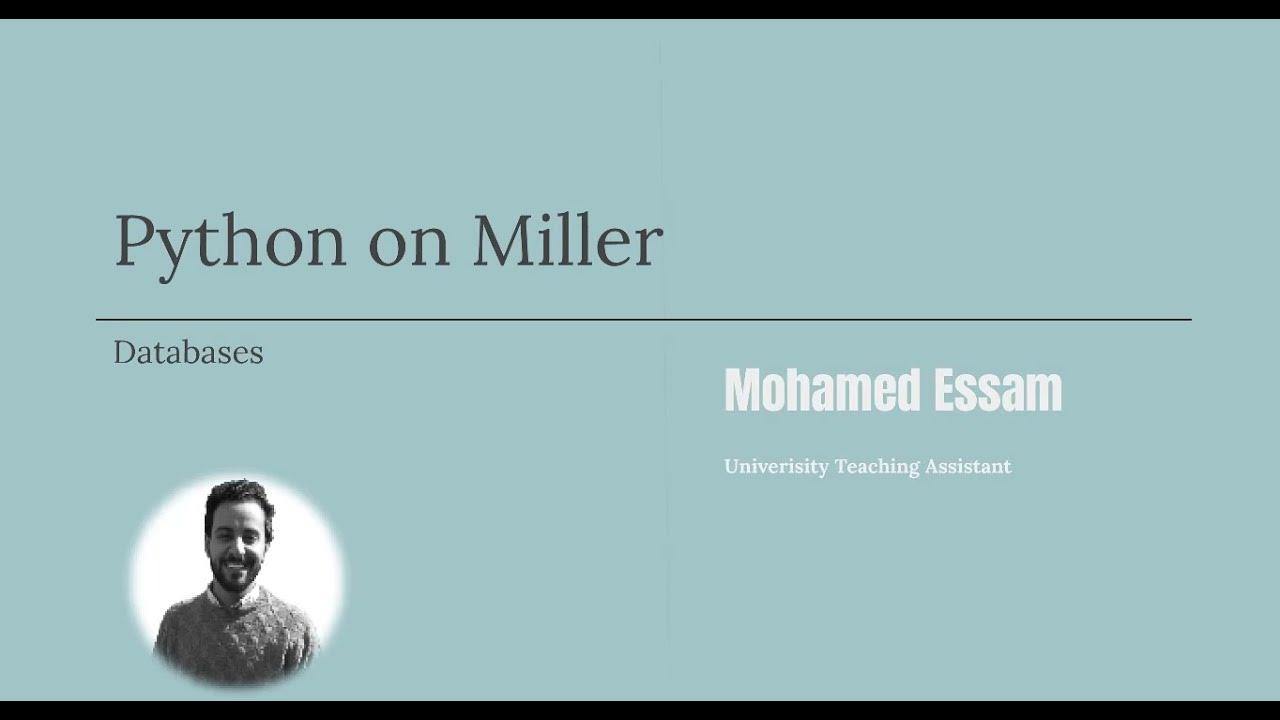 Introduction to Databases with Sqlite3 بالعربي - YouTube