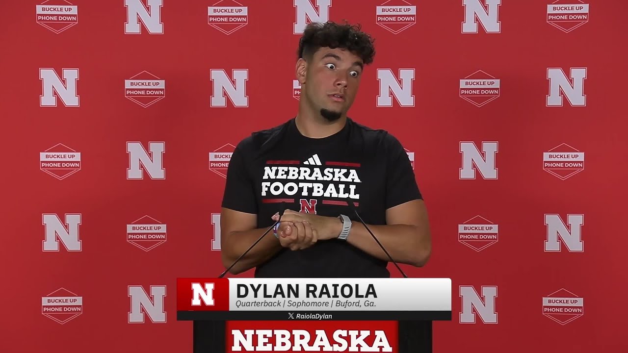 WATCH: Nebraska's Dylan Raiola's full news conference, Oct. 14, 2025 ...