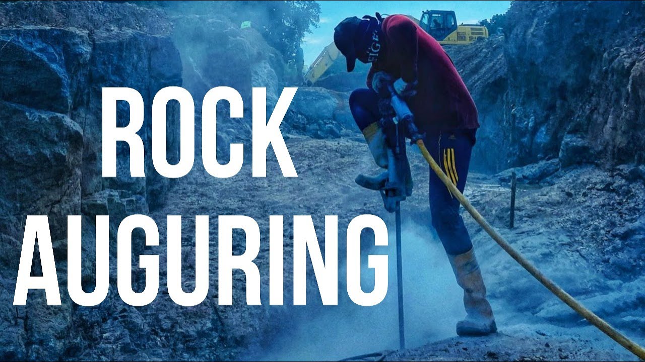 Rock Auguring - YouTube