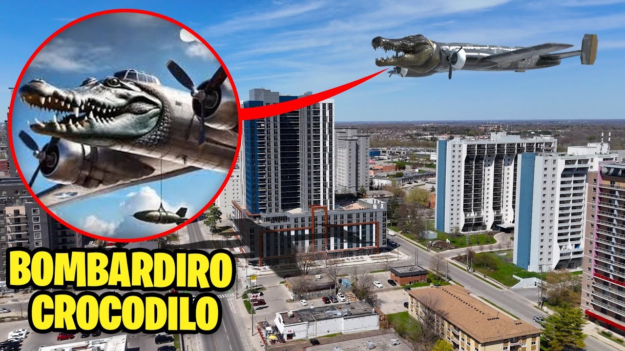 Drone Catches GIANT BOMBARDINO CROCODILO IN REAL LIFE! (ITALIAN ...